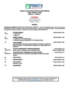 First 5 Madera County | Packet | First 5 Madera County